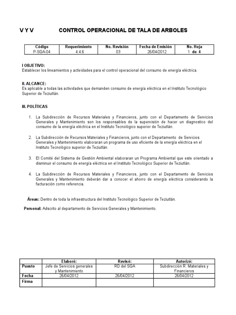 CONTROL Operacional | PDF | Consumo (economía) | Ingenieria Eléctrica CONTROL Operacional | PDF | Consumo (economía) | Ingenieria Eléctrica