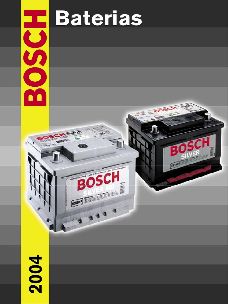 Catalogo Baterias BOSCH | PDF | Industria automotriz | Automóviles