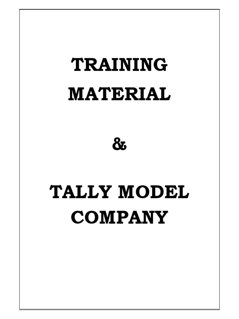 Tally ERP Training Guide: Accounting Basics | PDF | Debits And Credits ...