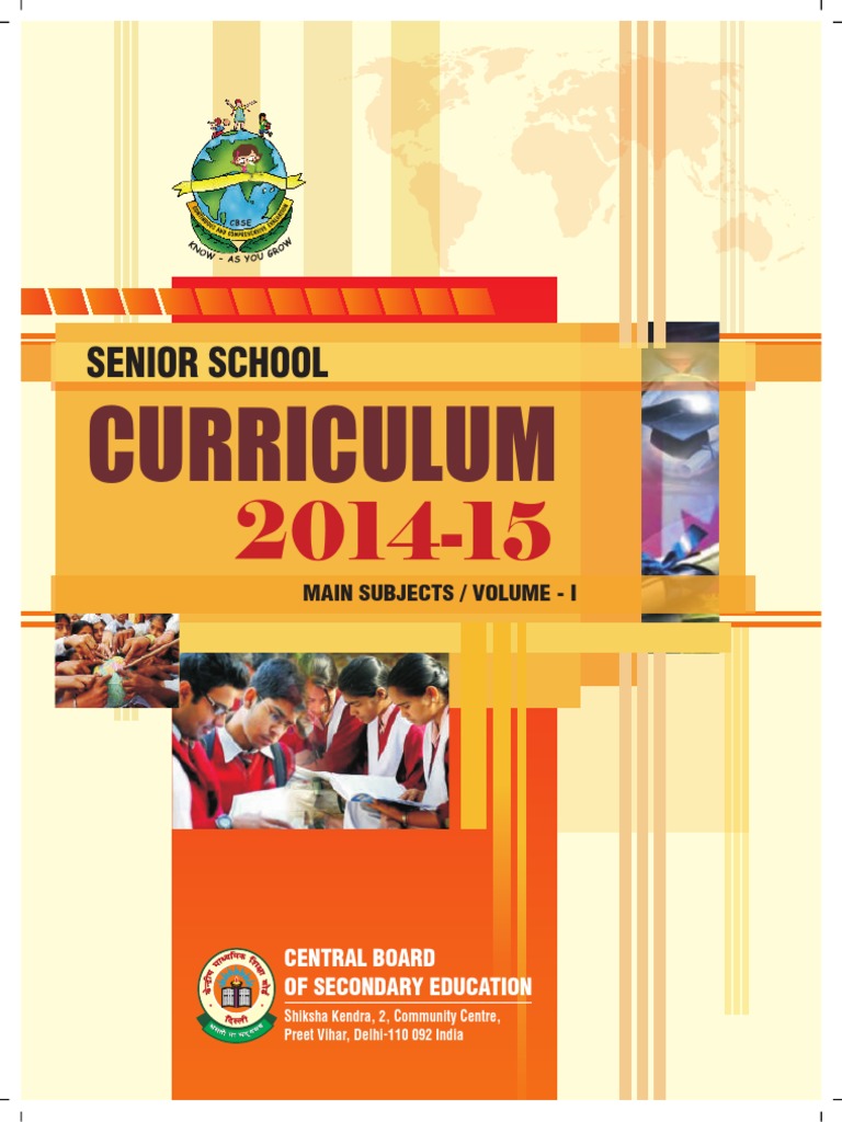 2014 15 Senior Curriculum Volume 1 PDF | PDF | Curriculum | Pedagogy