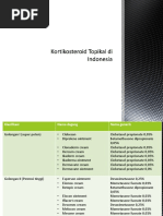 Steroid Potency Chart | PDF | Topical Medication | Organic Compounds