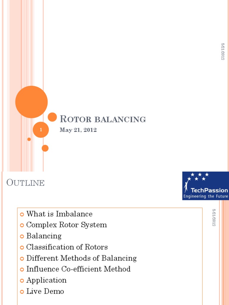 Rotor Balancing | PDF | Turbine | Applied And Interdisciplinary Physics