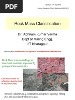 Rock Mass Rating (RMR) Manual Guide | PDF | Nature