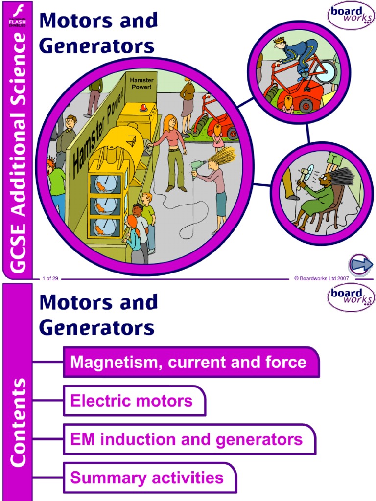 Motors and Generators | PDF | Electric Generator | Electromagnetic Induction