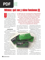 Rótulas de Suspensión: Tipos y Funciones | PDF | Direccion | Eje