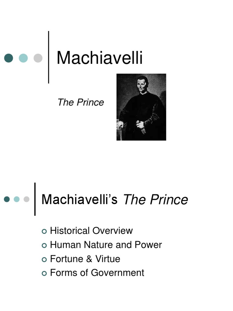 Prince Analysis | PDF | The Prince | Niccolò Machiavelli