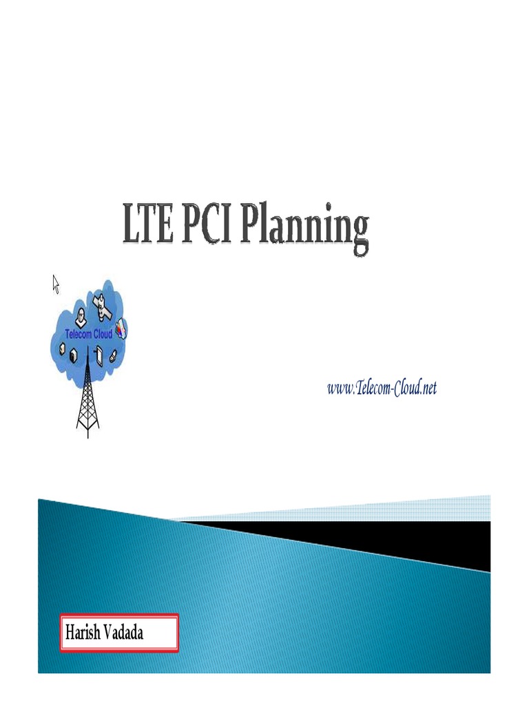 PCI Planning For LTE PDF | PDF
