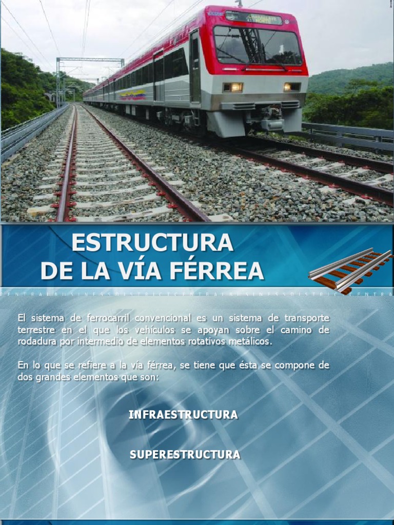 Estructura de Via Ferrea | PDF | Track (transporte ferroviario) | Transporte