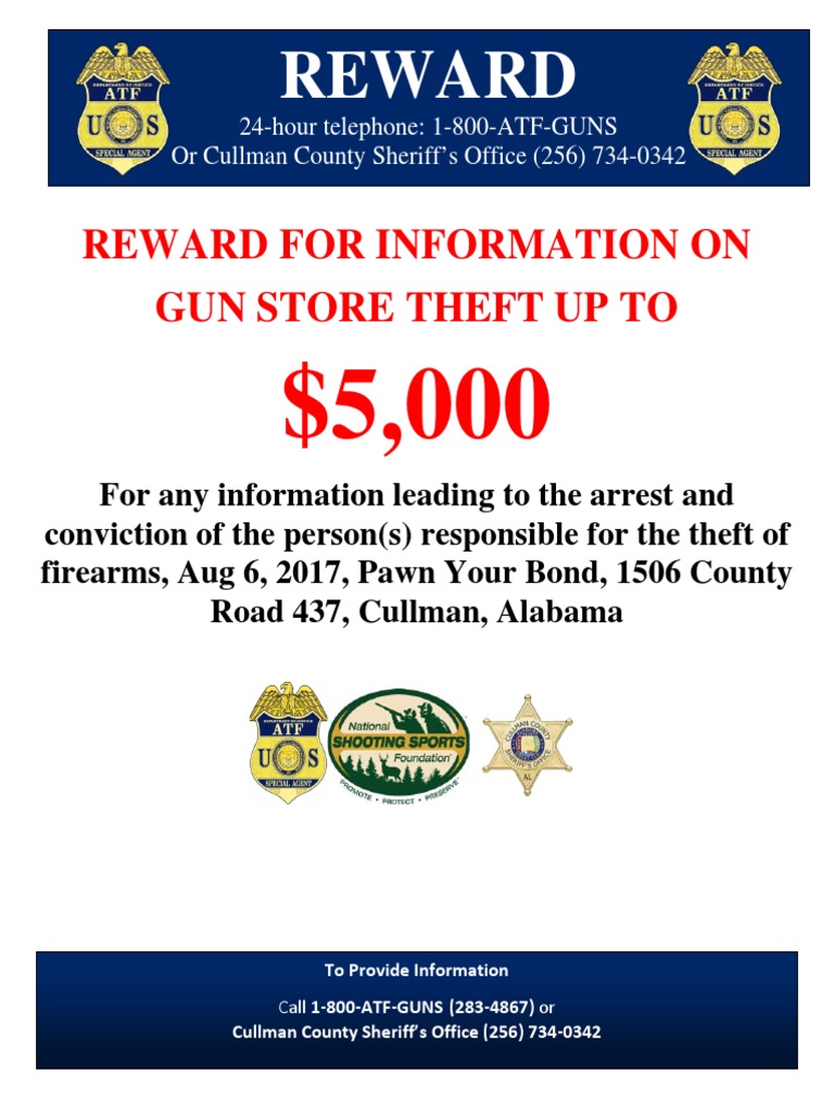 ATF Theft Poster Bond | PDF