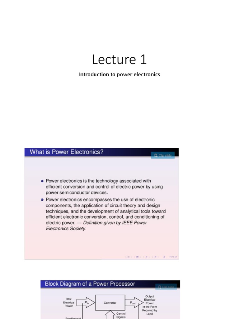 Introduction To Power Electronics | PDF | Power Electronics | Electronics