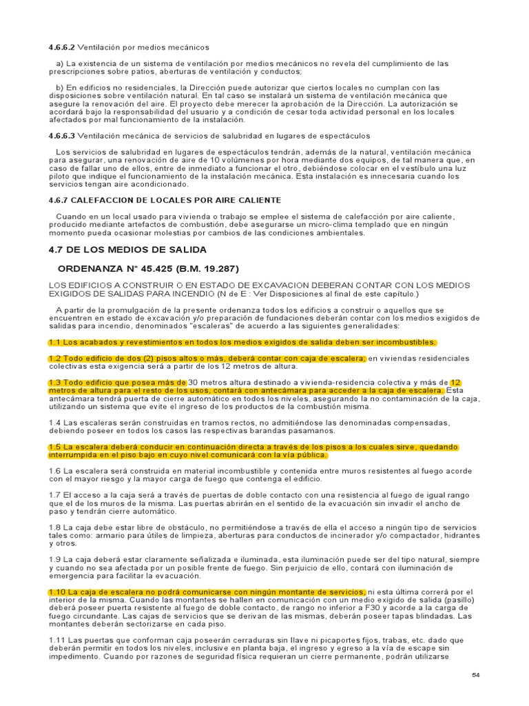 Codigo de Edificación CABA - ME | PDF | Calle | Escalera