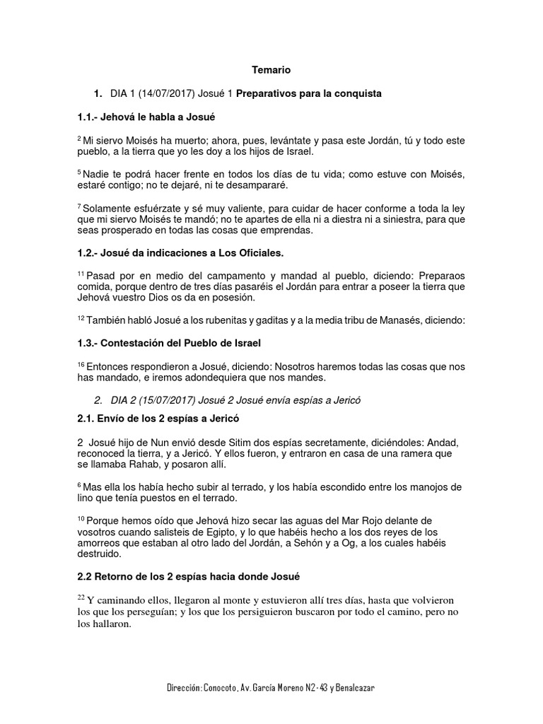 Conquista de Jericó: Estrategias de Josué | PDF | Joshua | Arca de la Alianza