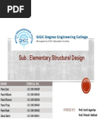 Batten Plate Design for Compression Members | PDF | Bending | Shear Stress