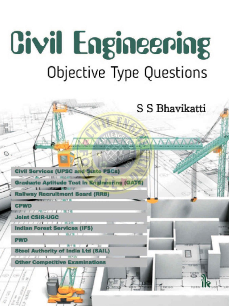 Civil Engineering Objective Type Questions Book | PDF | Rock (Geology ...