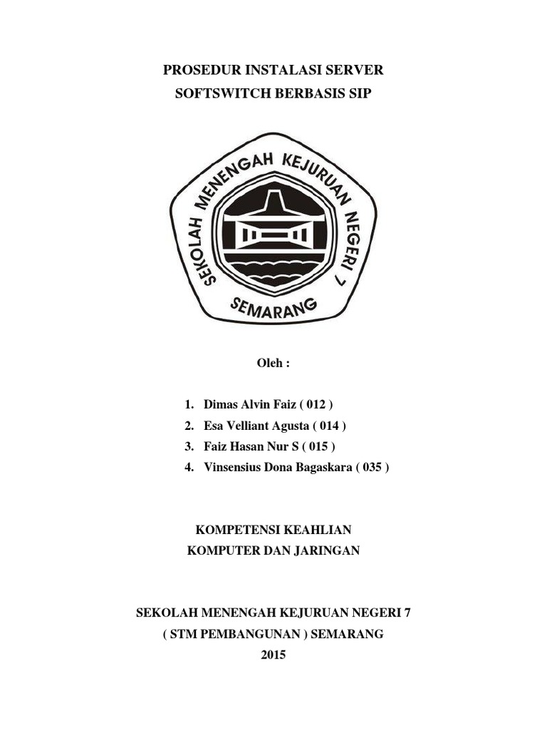 5 Prosedur Instalasi Server Softswitch Berbasis Sip PDF | PDF