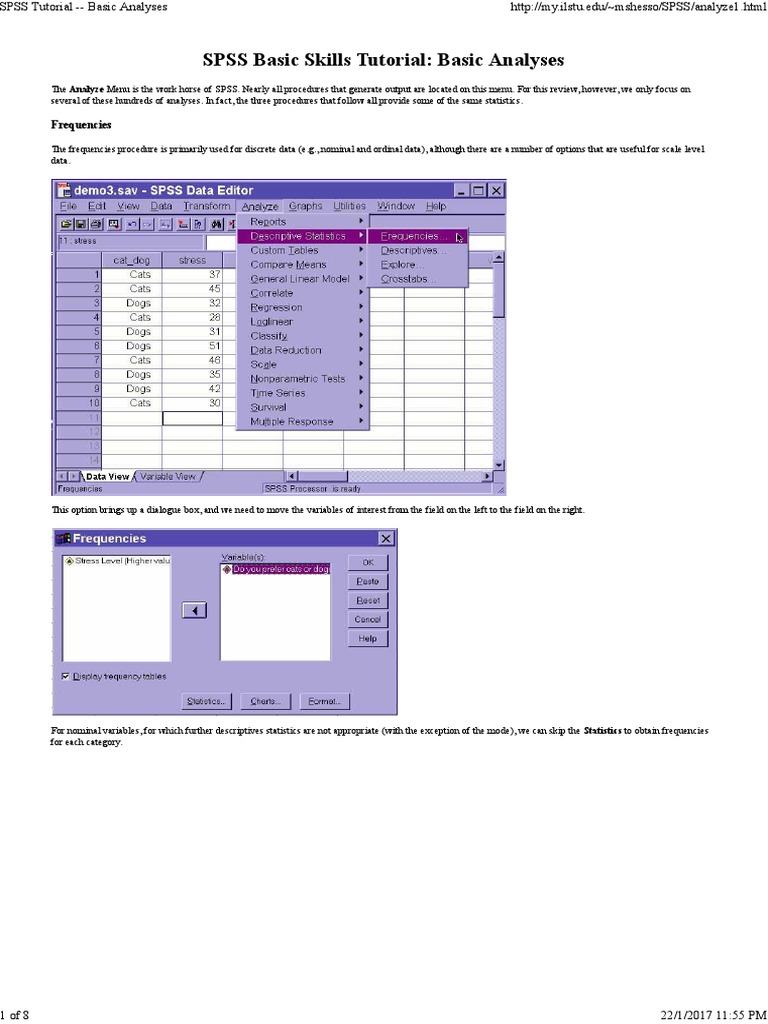 Spss Tutorial | Percentile | Level Of Measurement
