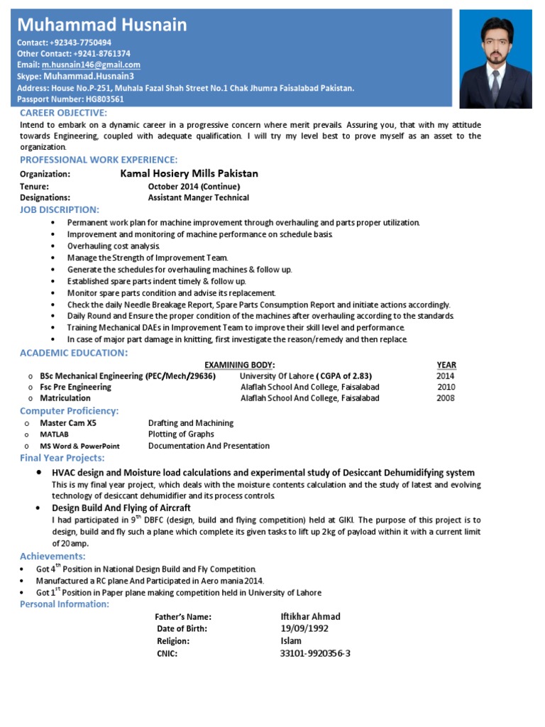 Muhammad Husnain | PDF | Machines | Engineering