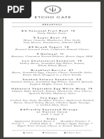 Somerset Diner Menu Overview | PDF | Distilled Drinks | Alcoholic Drinks