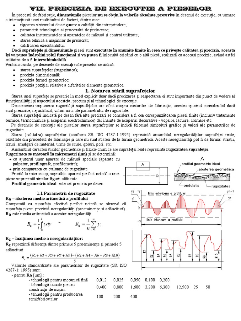 Precizia de Executie | PDF