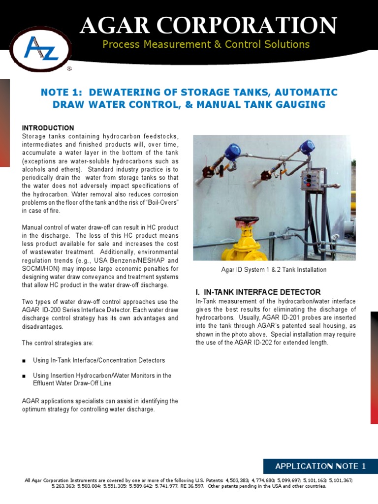 Automatic Tank Dewatering 1 | PDF | Water | Liquids