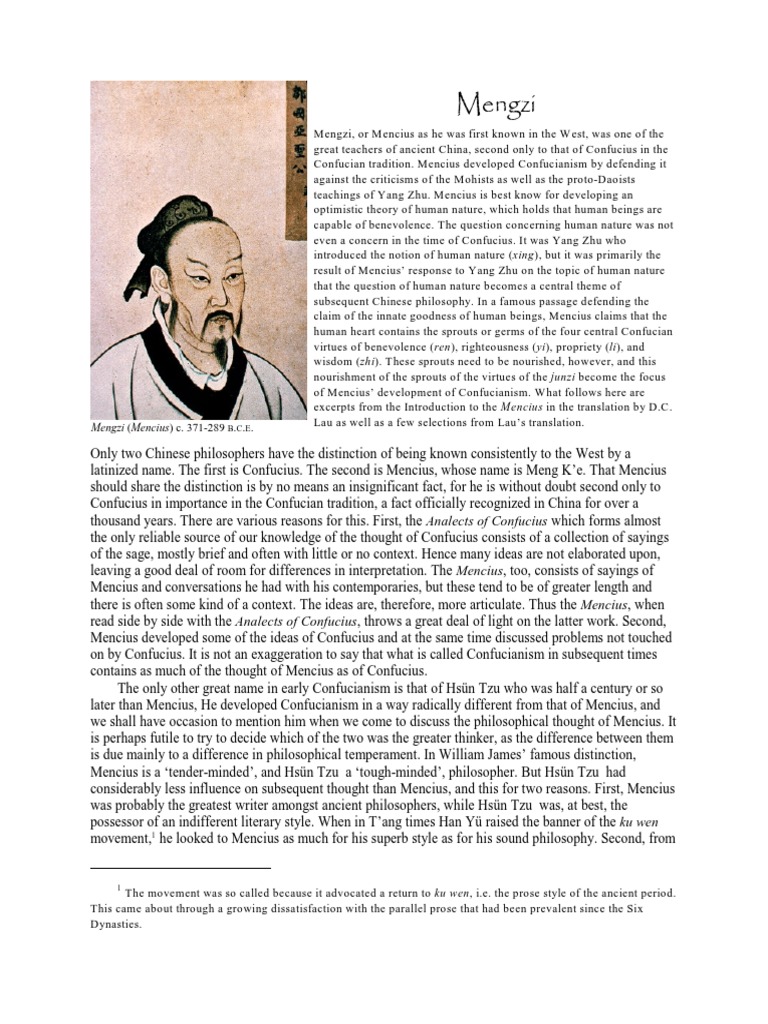 13. Mengzi.pdf | Confucianism | Confucius