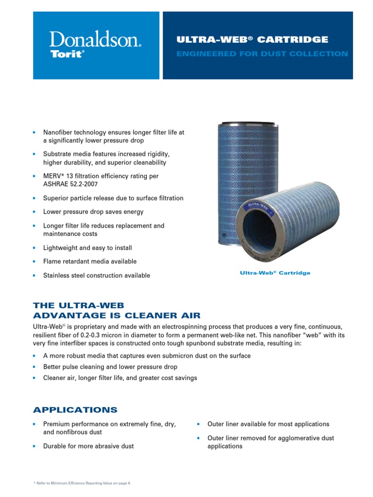 Ultra Web | PDF | Filtration | Dust
