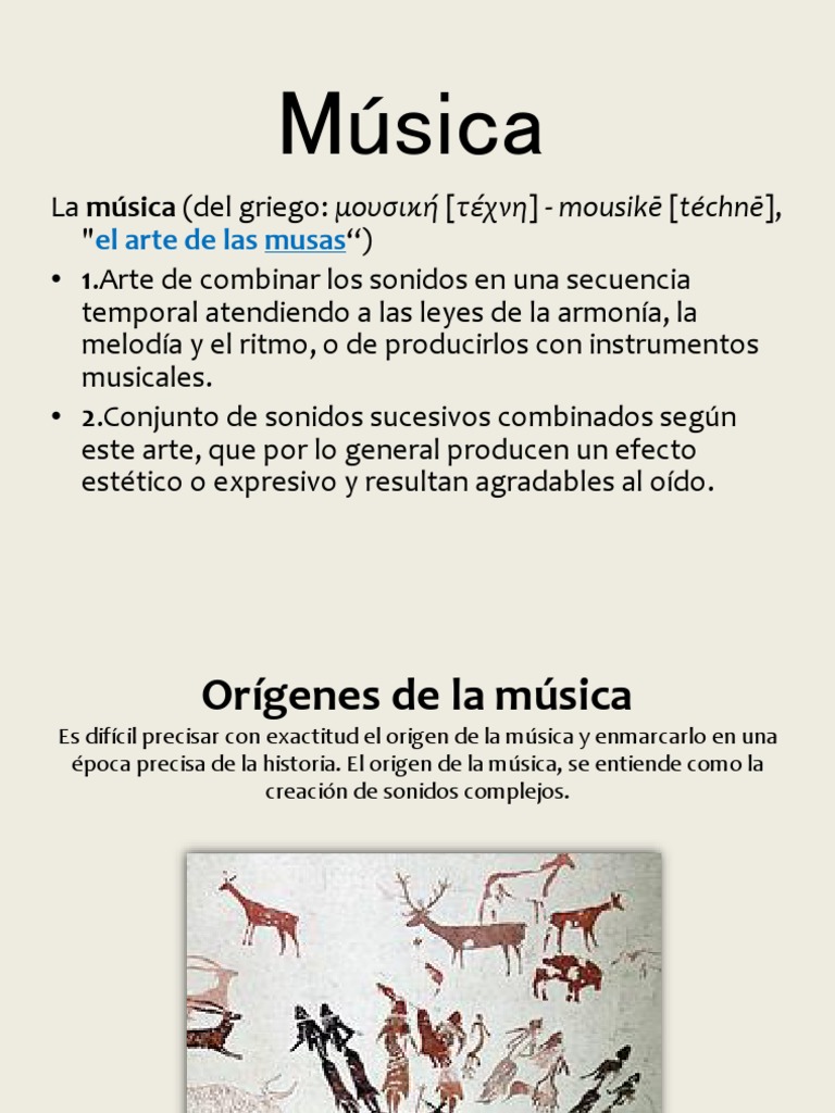 Música en La Prehistoria y Antigua | PDF | Entretenimiento (general)