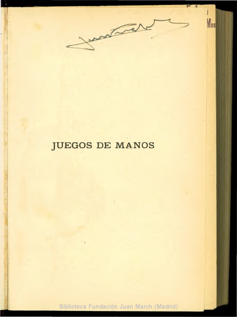 Juegos de Manos Manual para Aficionados Prof Boscar 1931 PDF | PDF