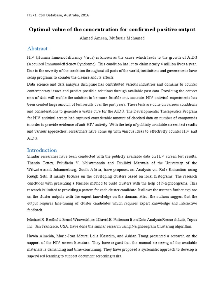 2016 Final | PDF | Cluster Analysis | Statistical Classification