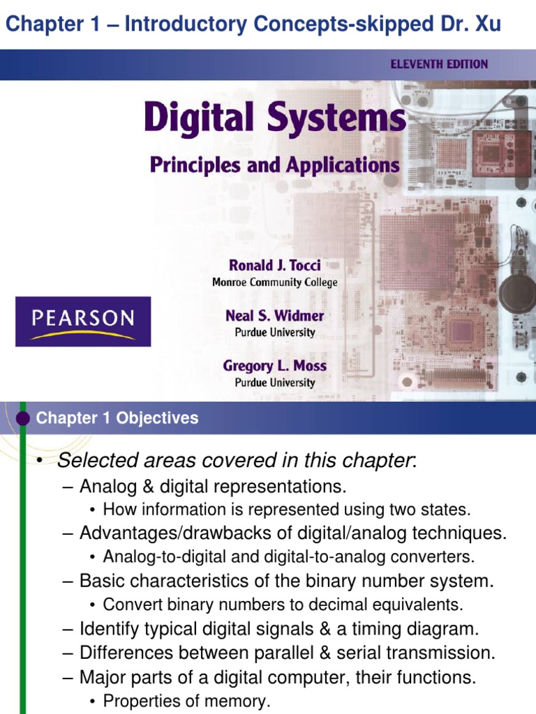 CH - 1 Digital Systems | PDF | Digital Signal | Digital Electronics