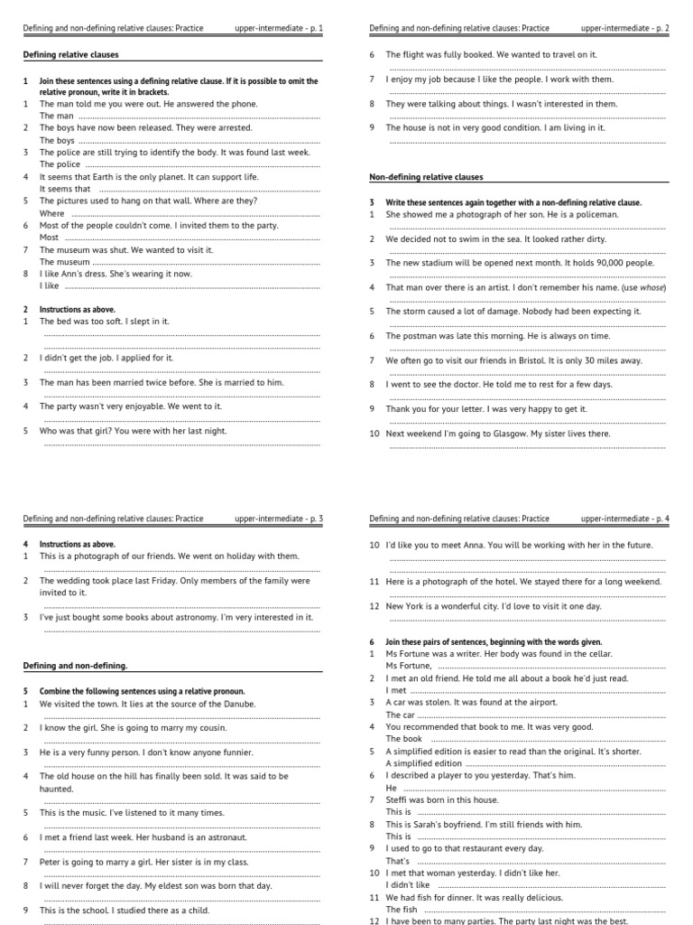 Upper-Intermediate Grammar Practice | PDF | Home & Garden