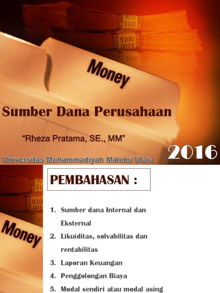 Sumber Dana Perusahaan | PDF