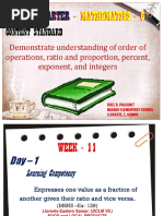 DLL Math 6 Q1 Week 1 | PDF | Learning