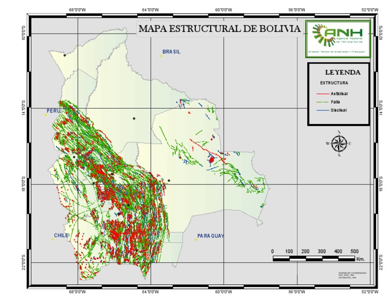 Mapa Estructural de Bolivia PDF | PDF