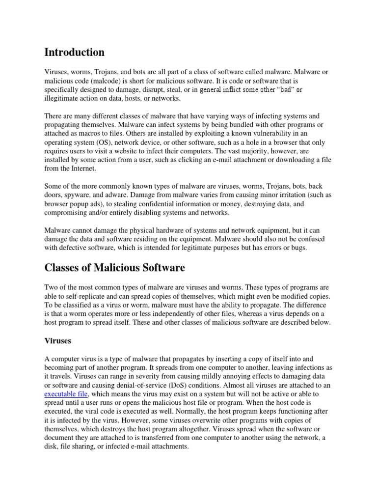 Viruses: Executable File | PDF | Malware | Computer Virus