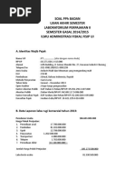 Contoh Rekonsiliasi Fiskal PPh Badan | PDF