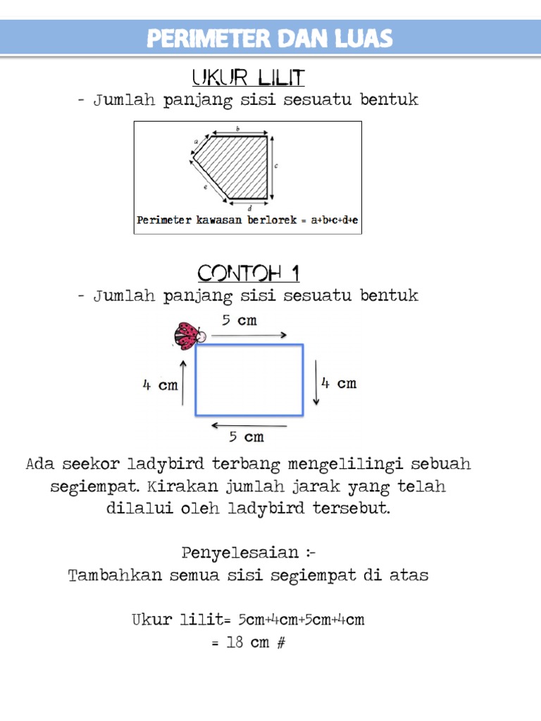 Latihan Ukur Lilit | PDF
