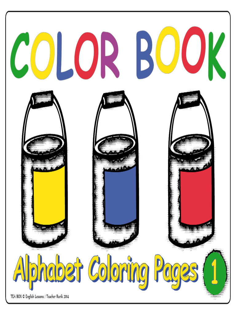 Alphabet Coloring Pages 1 | PDF | Art