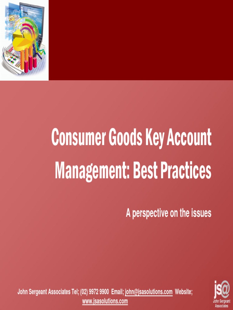 Consumer Goods Key Account Management: Best Practices: A Perspective On ...