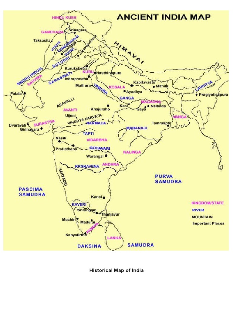 Ancient Indian Map | PDF
