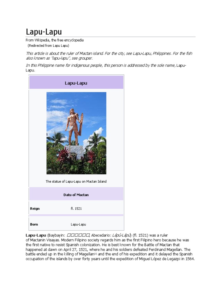 Biography of Lapu-Lapu | Philippines