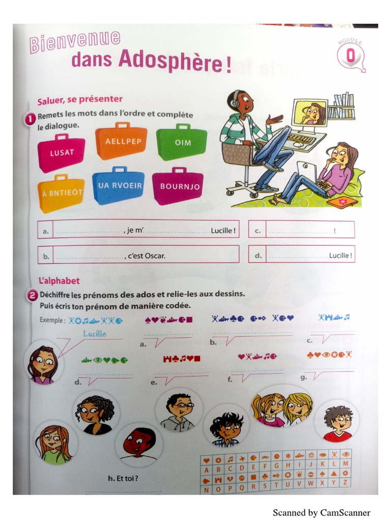 adosphere 1 cahier d'activités | PDF