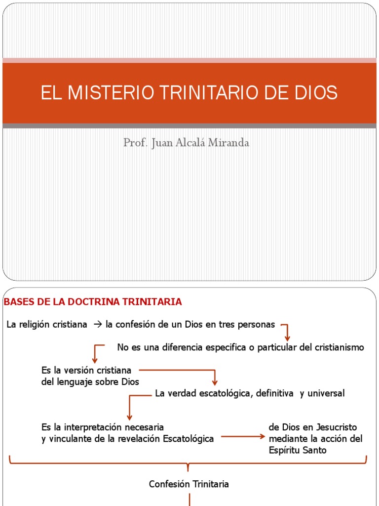6 El Misterio Trinitario de Dios | PDF | Trinidad | Dios