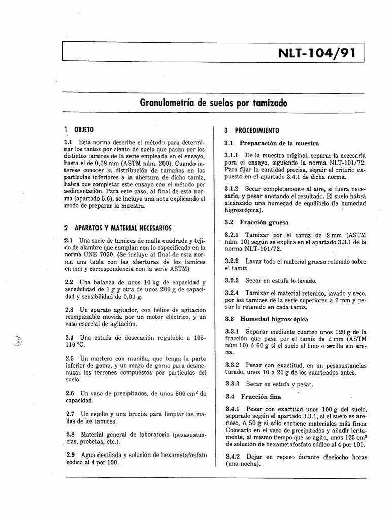 Tamiz UNE ASTM PDF | PDF