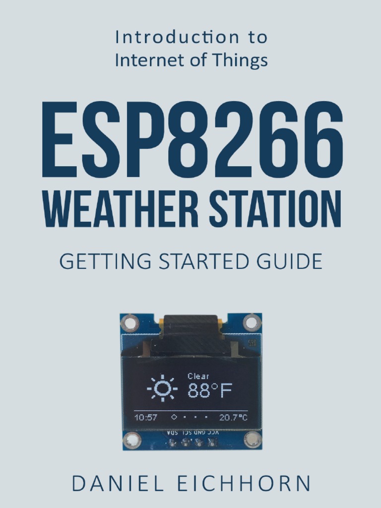 ESP8266 Weather Station - Getting Started Guide | PDF | Arduino | Hypertext Transfer Protocol