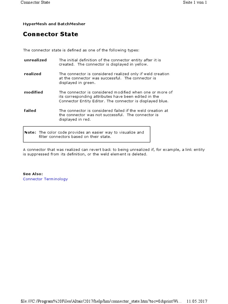 Connector State Types & Colors | PDF | Computer Programming | Computing