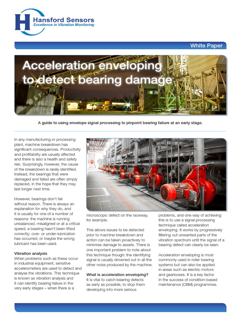 Hansford Sensors Acceleration Enveloping White Paper Nov 2016 | PDF ...