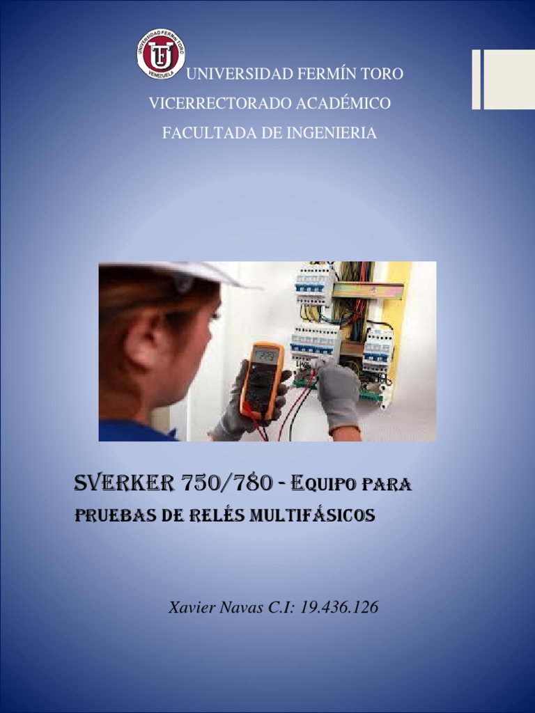 Manual del SVERKER 750/780 | PDF | Corriente eléctrica | Relé