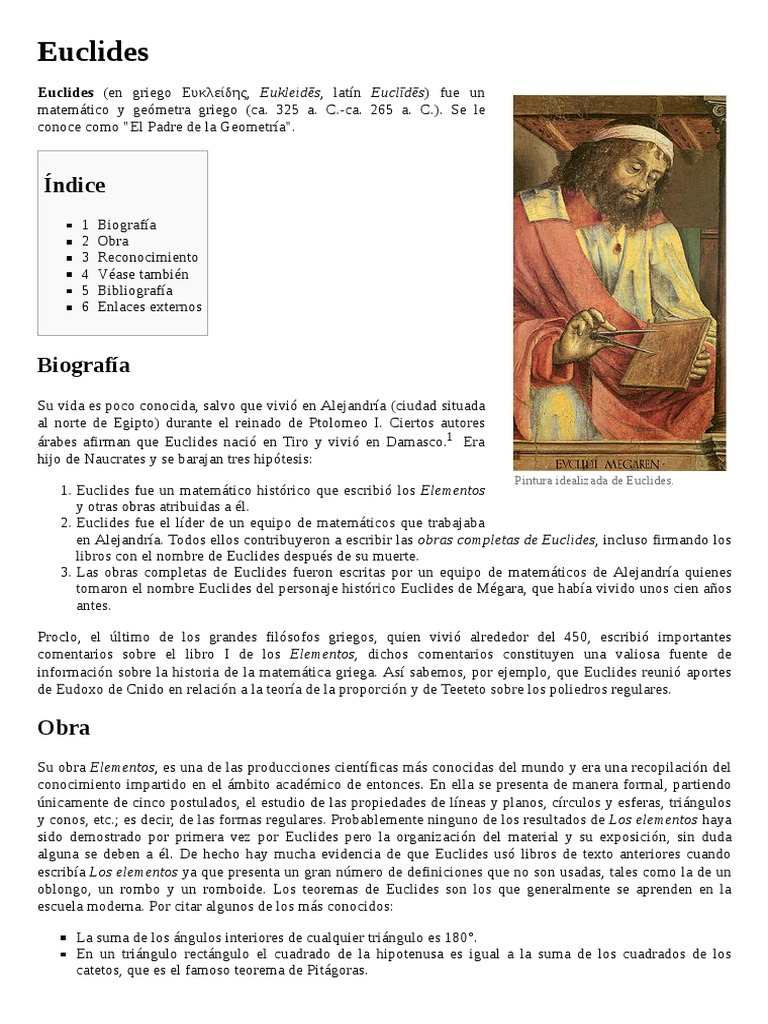 Euclides para Todos | PDF | Euclides | Geometría