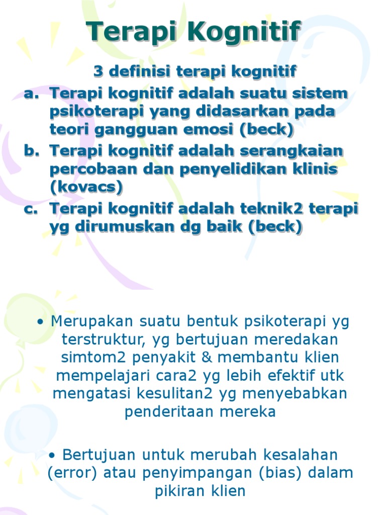 Terapi Kognitif | PDF | Pengembangan Diri
